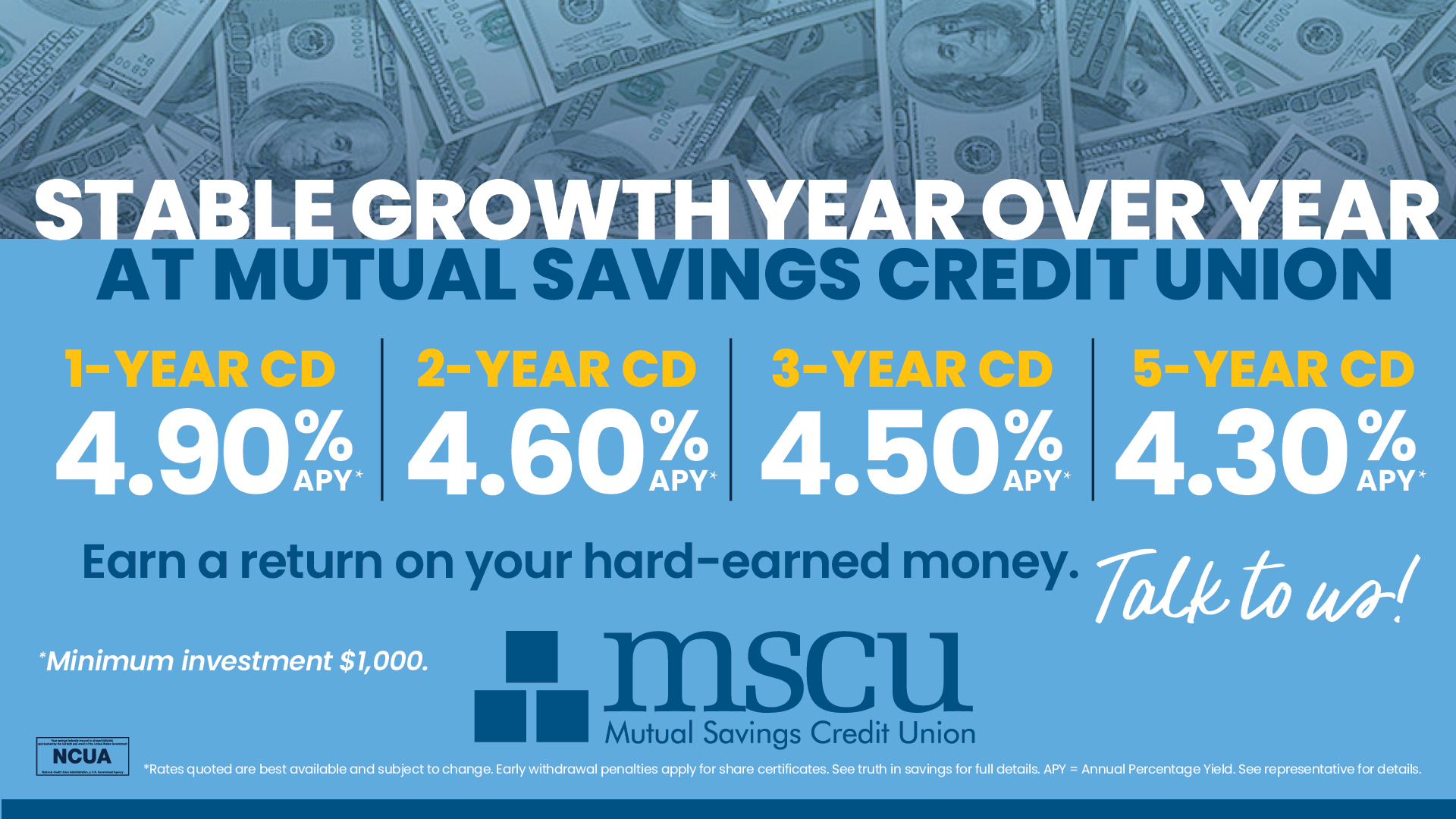 Savings Rates - Mutual Savings Credit Union